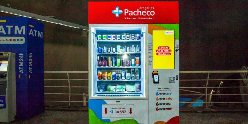 Guia da Farmácia | Drogarias Pacheco instala vending machines no metrô ...